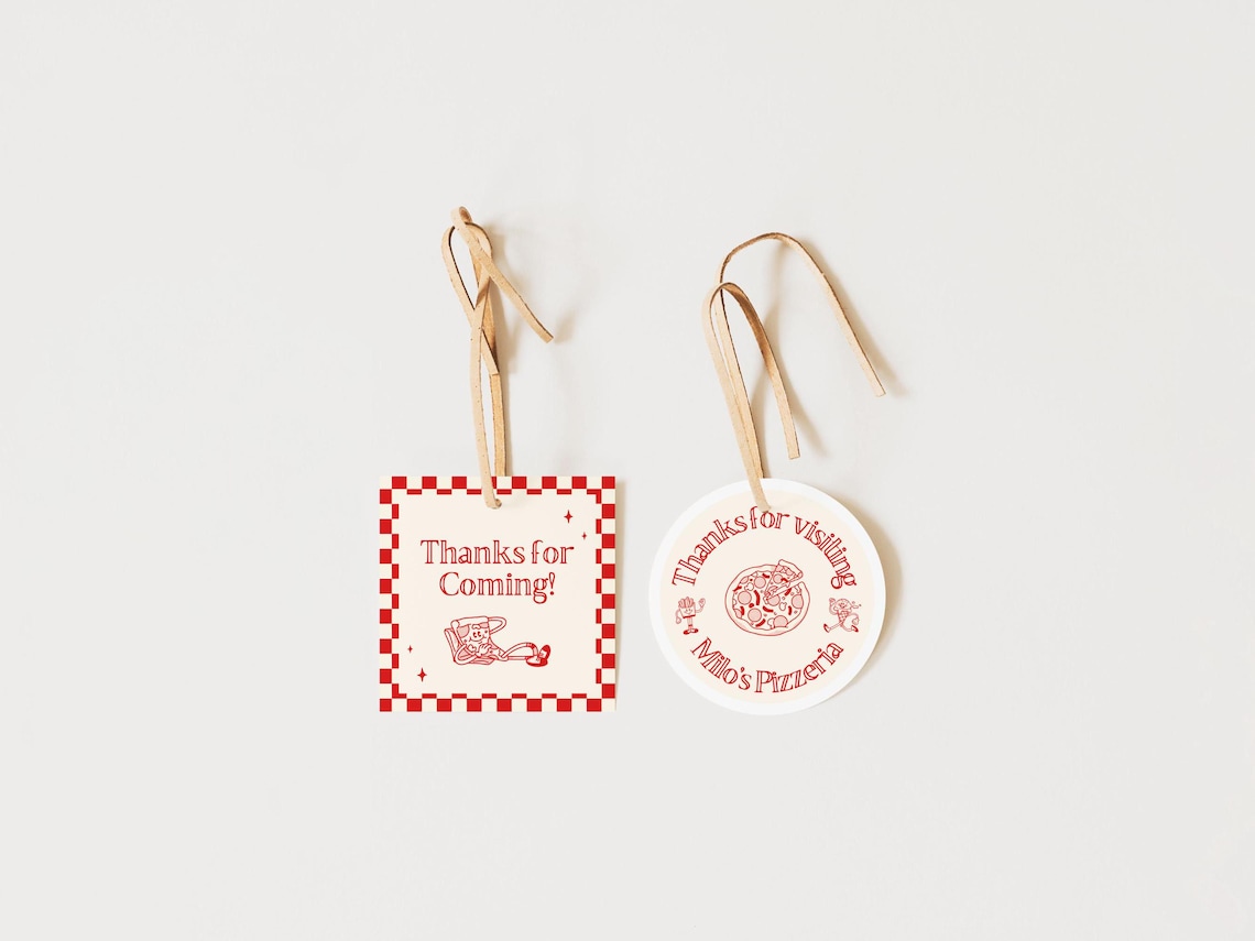 Italian Pizza Party Bundle, Editable Invitation, Banner (digital ...