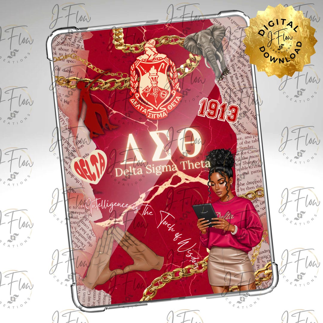 Delta Sigma Theta ΔΣΘ Printable Kindle Insert - DIGITAL DOWNLOAD - Etsy