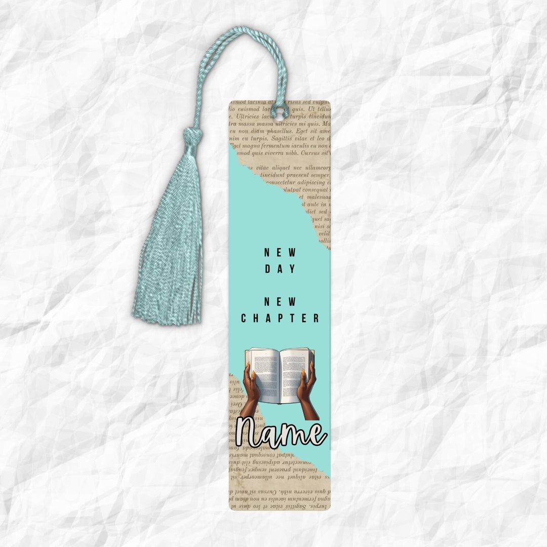 Personalized Aluminum Bookmark New Day New Chapter - Etsy