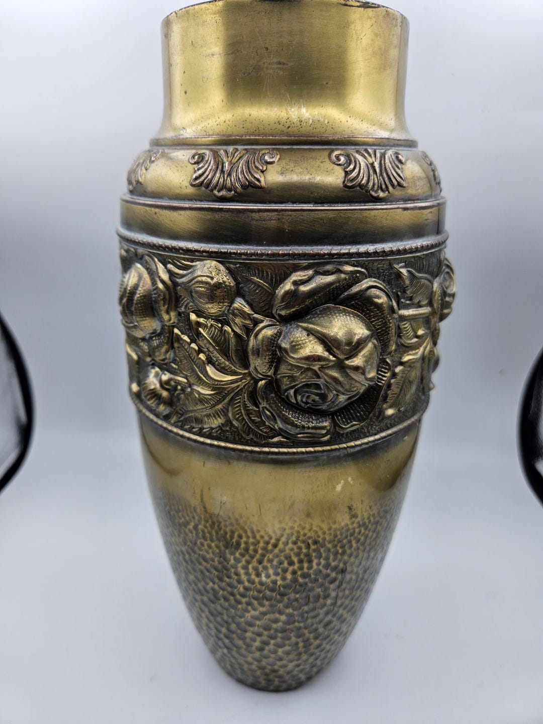 Vintage English Arts and Crafts Beldray Brass Vase 11.5" - Etsy