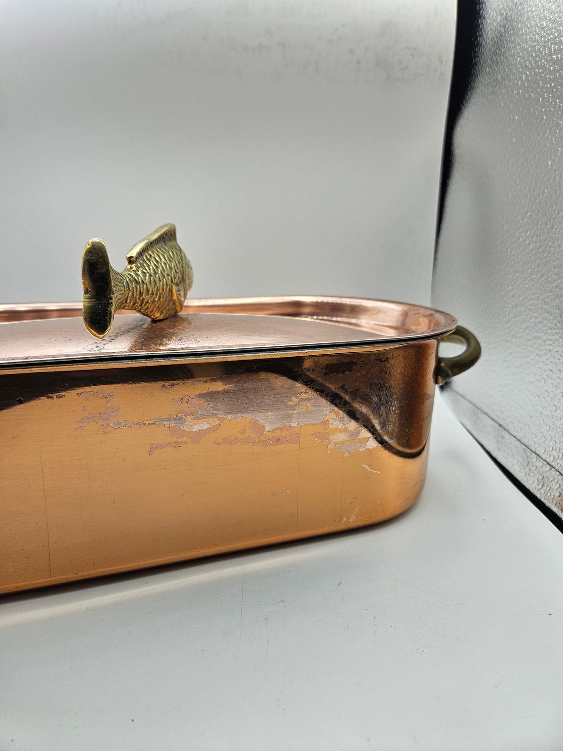 Birks Copper and Brass Fish Poacher - Etsy