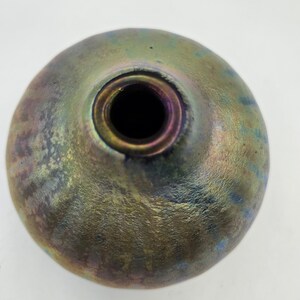 Claude Duperron Iridescent Art Glass Vase - Etsy