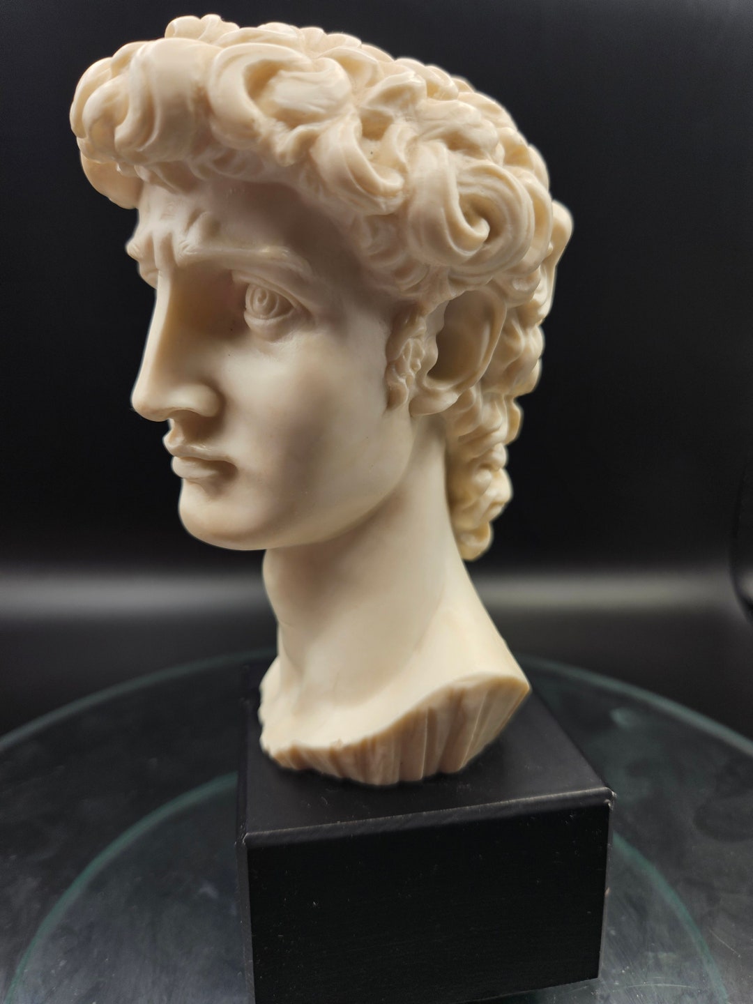 Mid-20th Century Italian A. Santini Signed David Bust Sculpture - Etsy