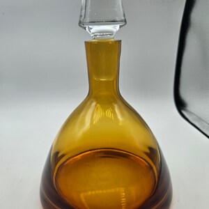 Beautiful Amber Decanter - Etsy