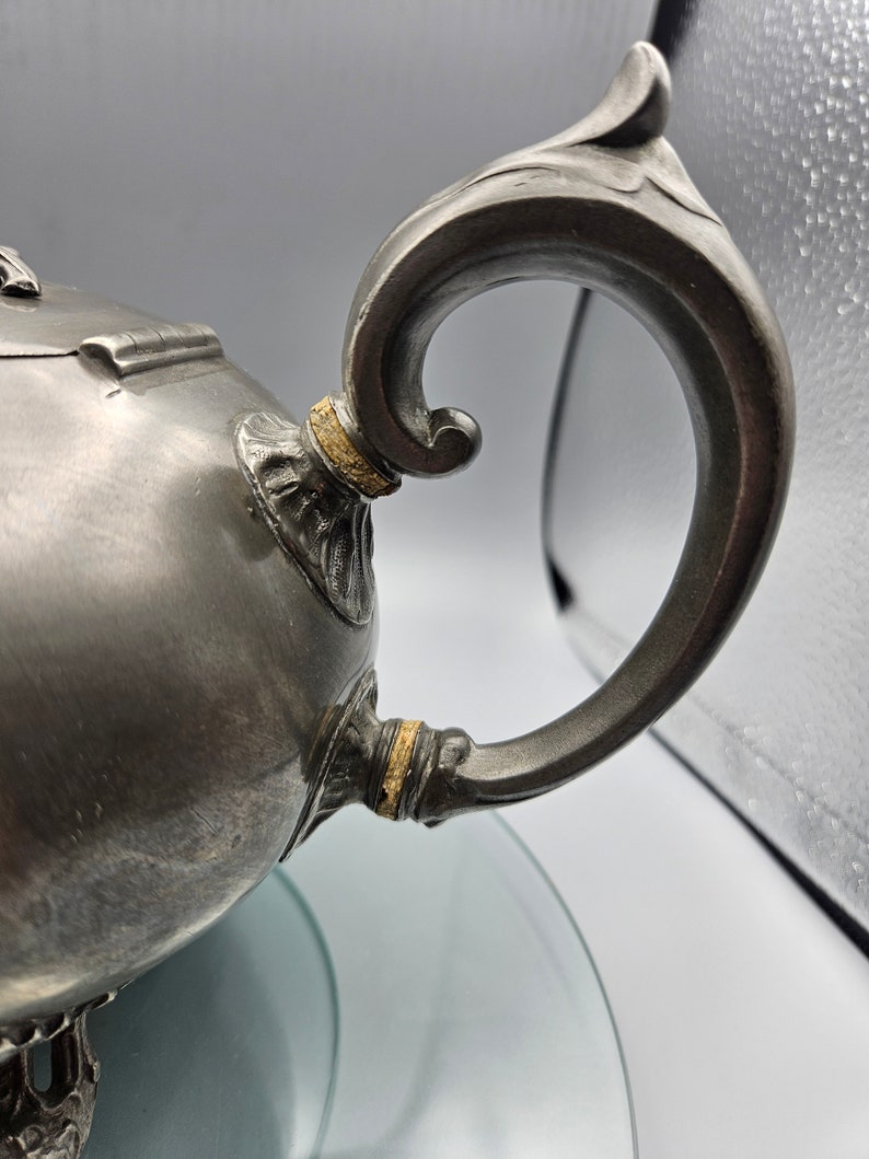 Vintage John Nodder & Sons Sheffield Tea Pewter Teapot - Etsy