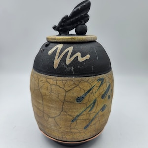 Raku Wish Jar - Etsy