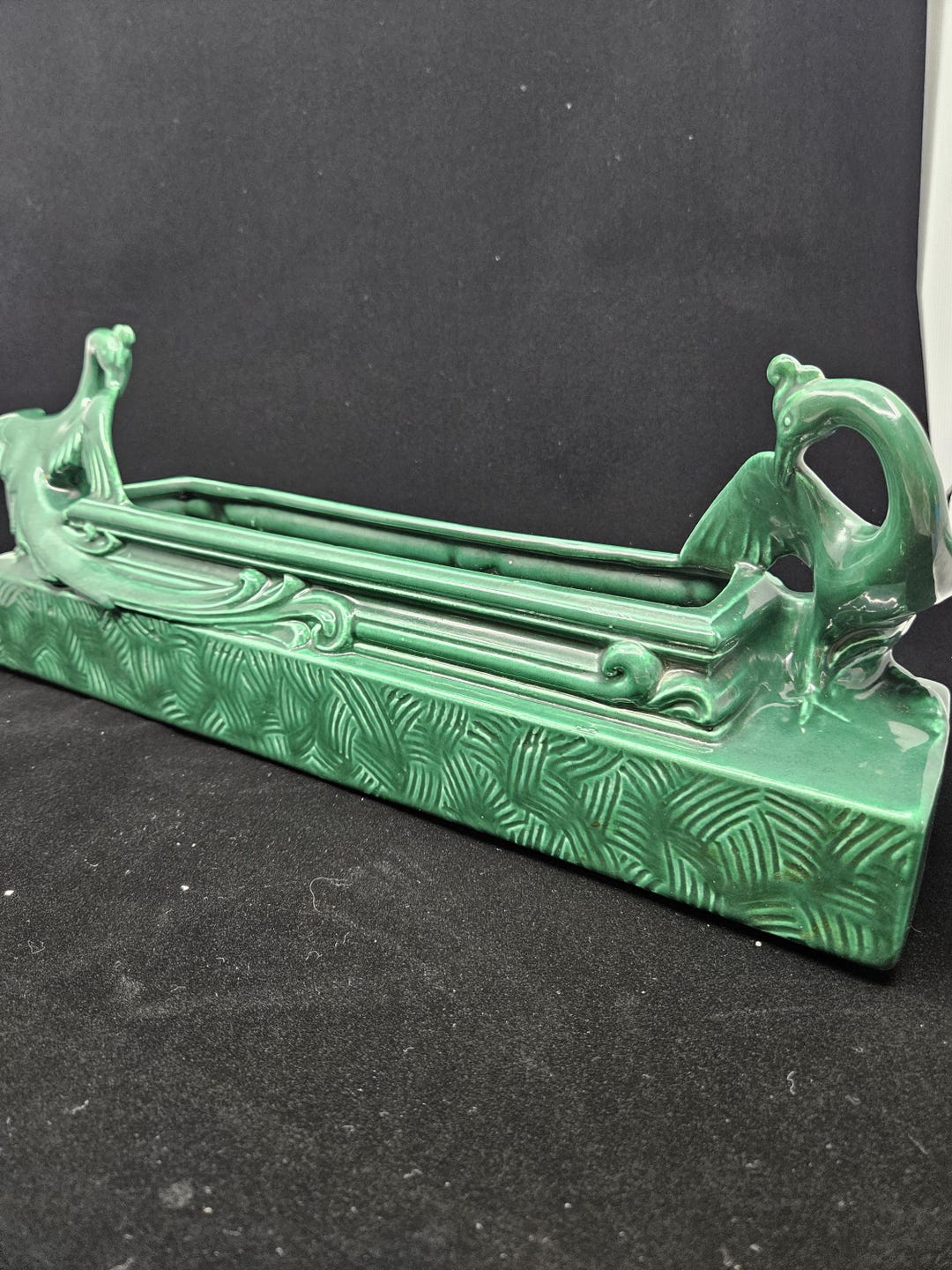 RARE 1930s James Mont Green Key Motif Planter - Etsy
