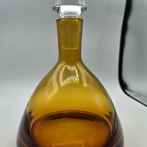 Beautiful Amber Decanter - Etsy