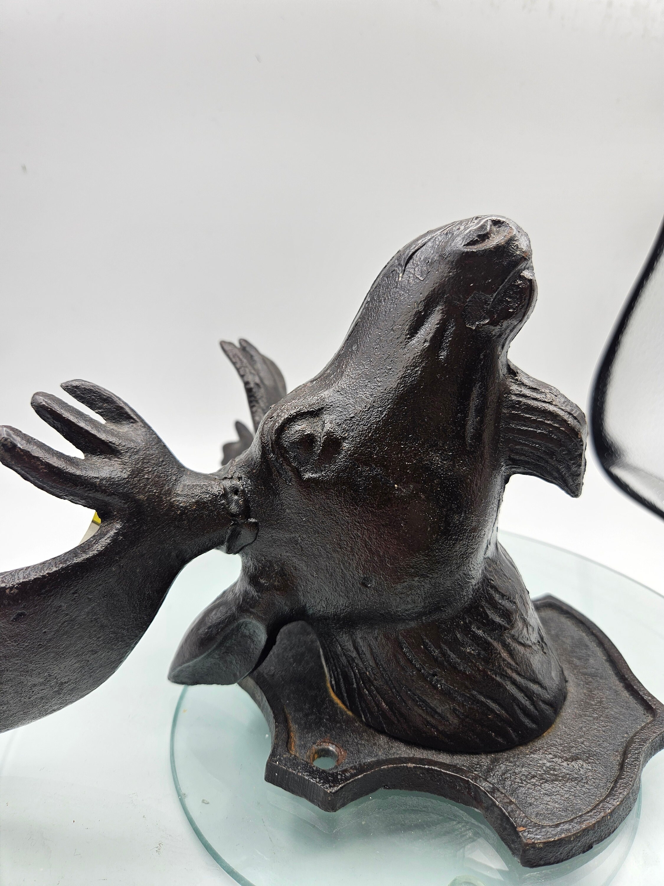 Cast Iron Moose Head Wall Mount, Elk, Deer - Etsy