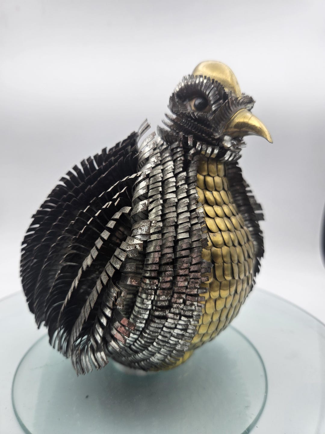 Vintage Mixed Metal Brutalist Bird Sculpture Sergio Bustamante Style - Etsy