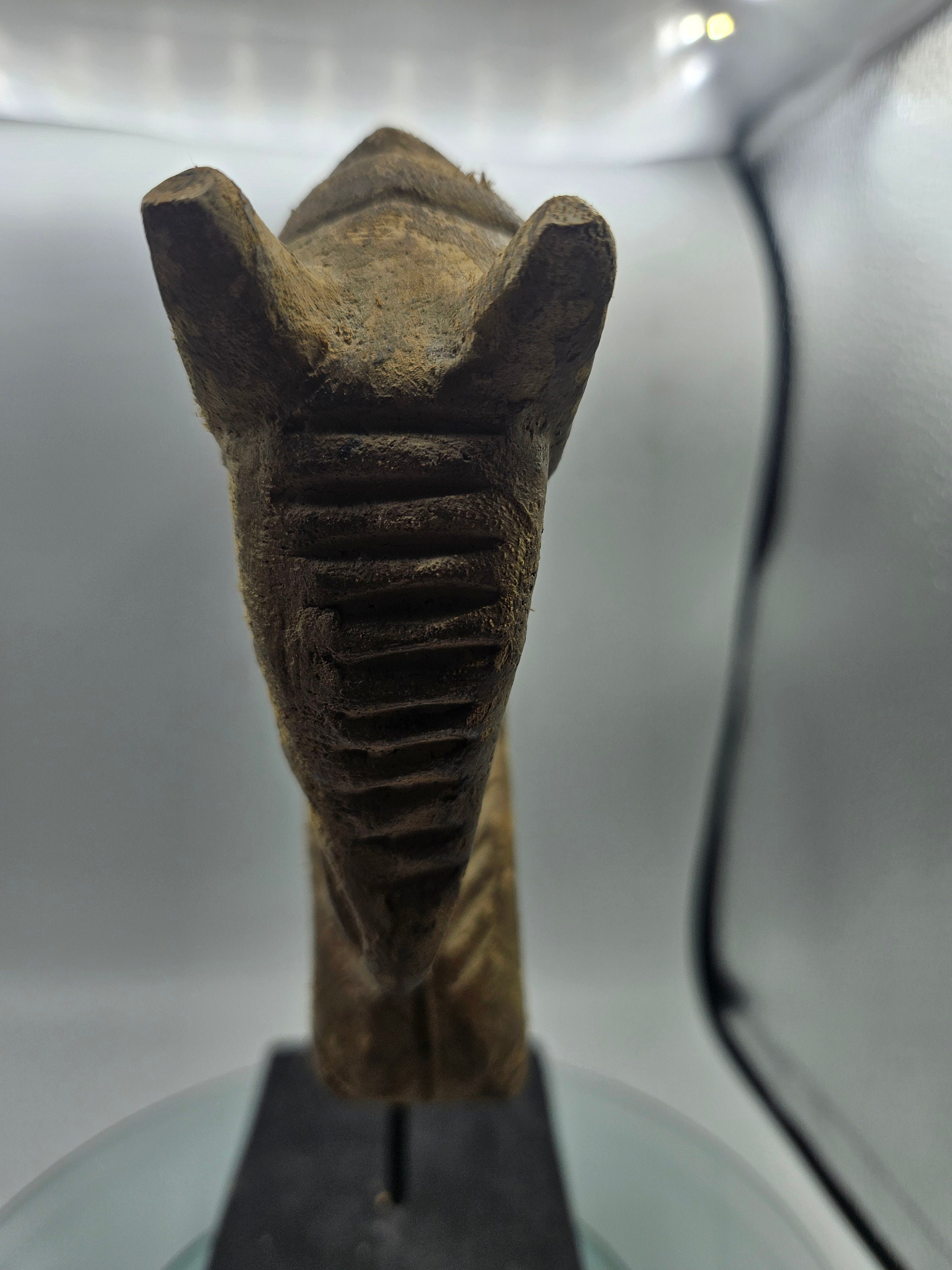 Hindu Mythical Creature Makara Half Elephant / Half Fish Wood Carving ...