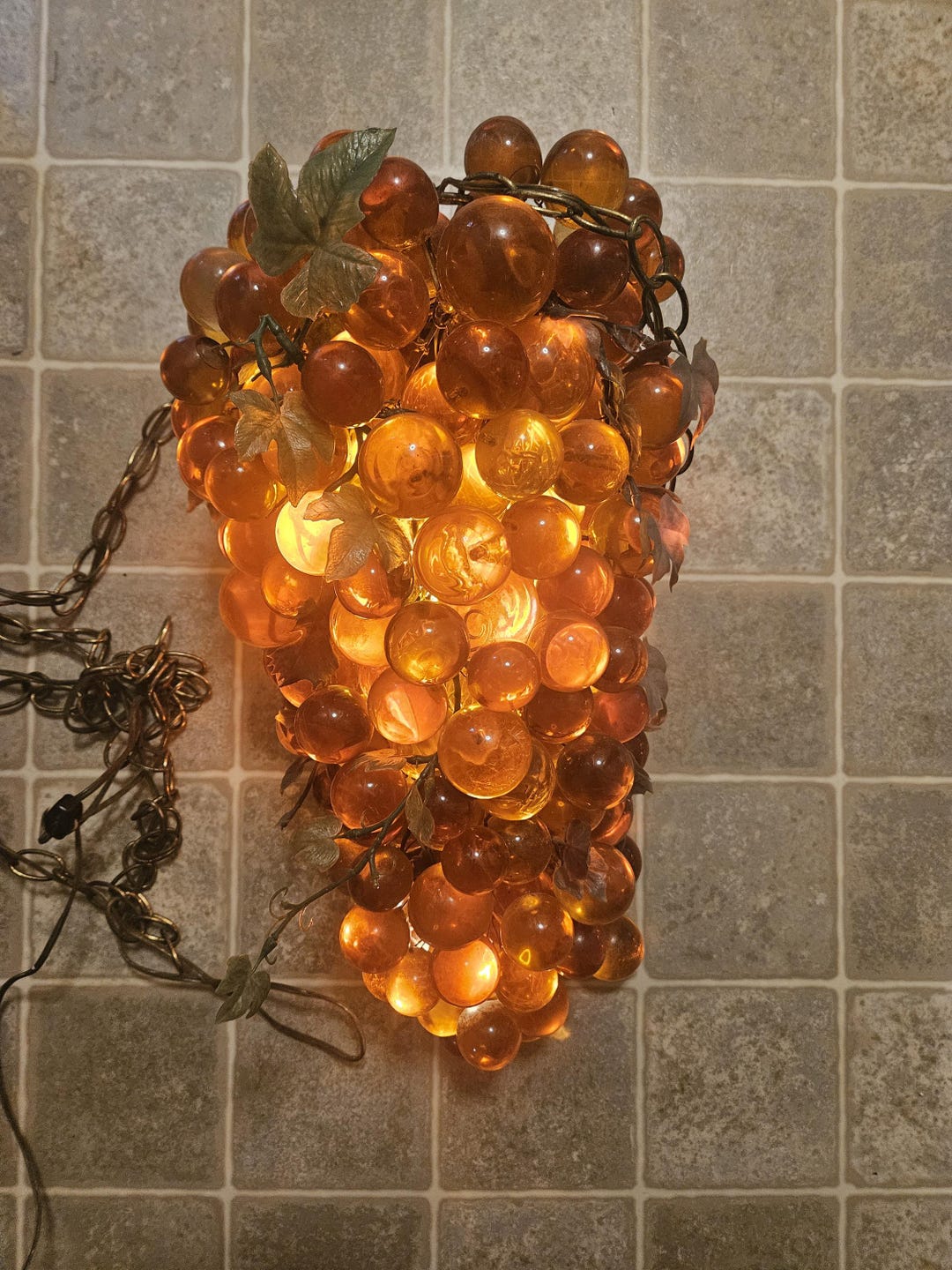 Very Large Lucite Grape Hanging Light - Etsy