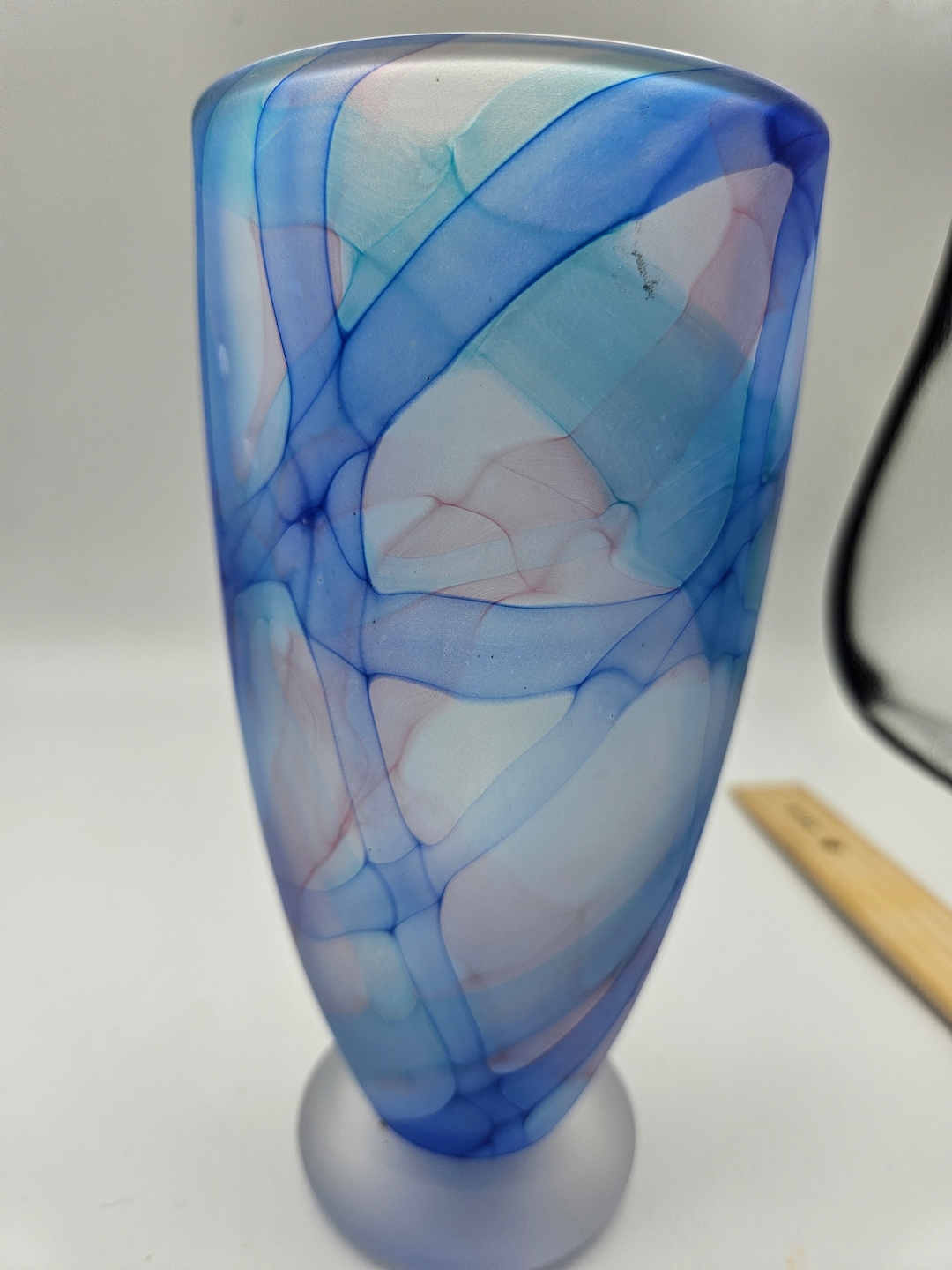 Roger Tye Art Glass Vase Made in England - Etsy