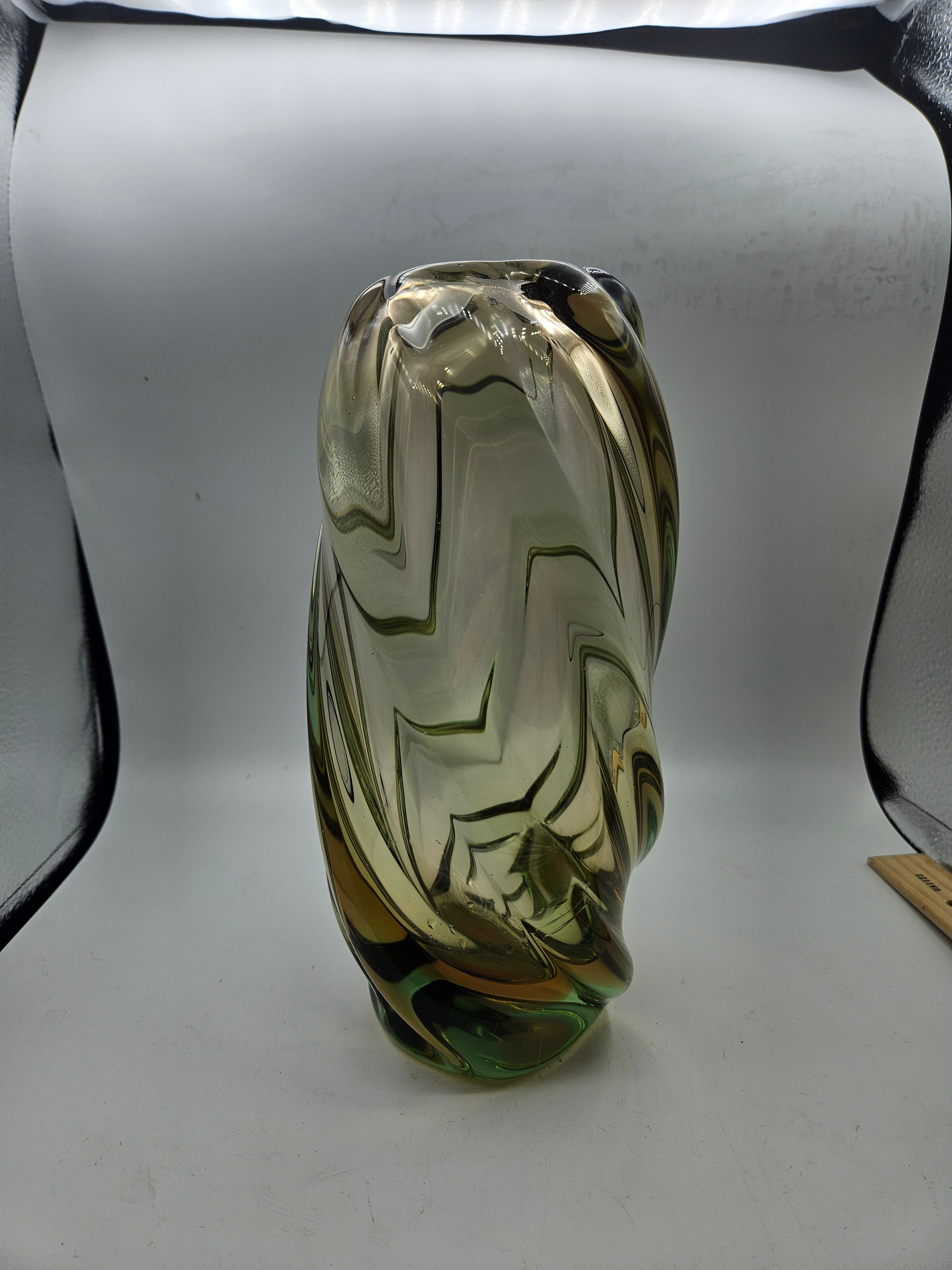 Jaroslav Beranek 5346 -- Andromeda Glass Vase -- Czech Art Glass - Etsy