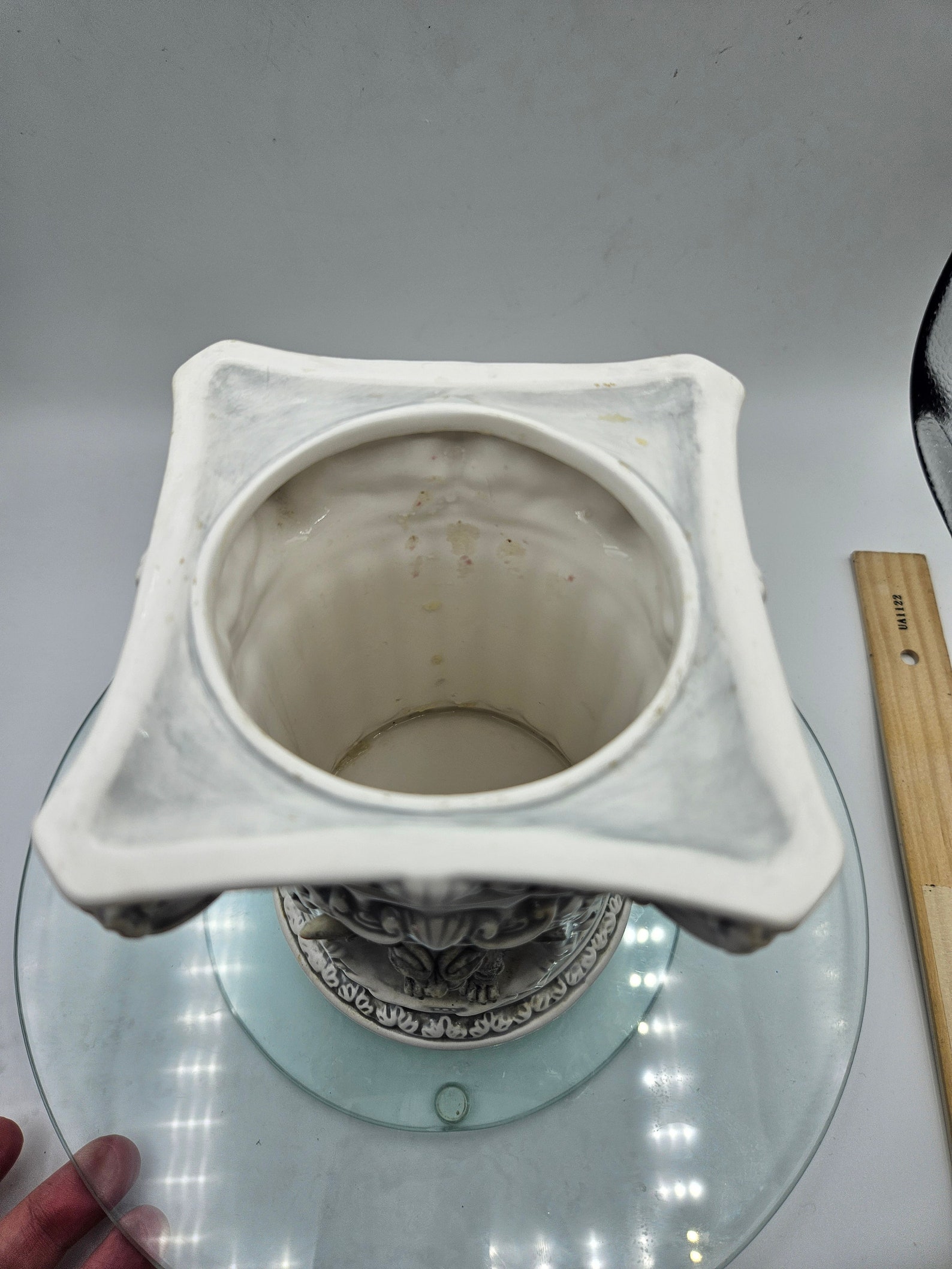 Ceramic Gargoyle Pillar Pot/planter/vase - Etsy