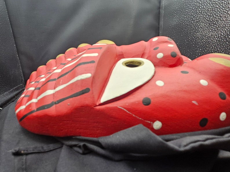 Traditional Handmade Wooden Korean Mask of Chwibari of the Talchum ...