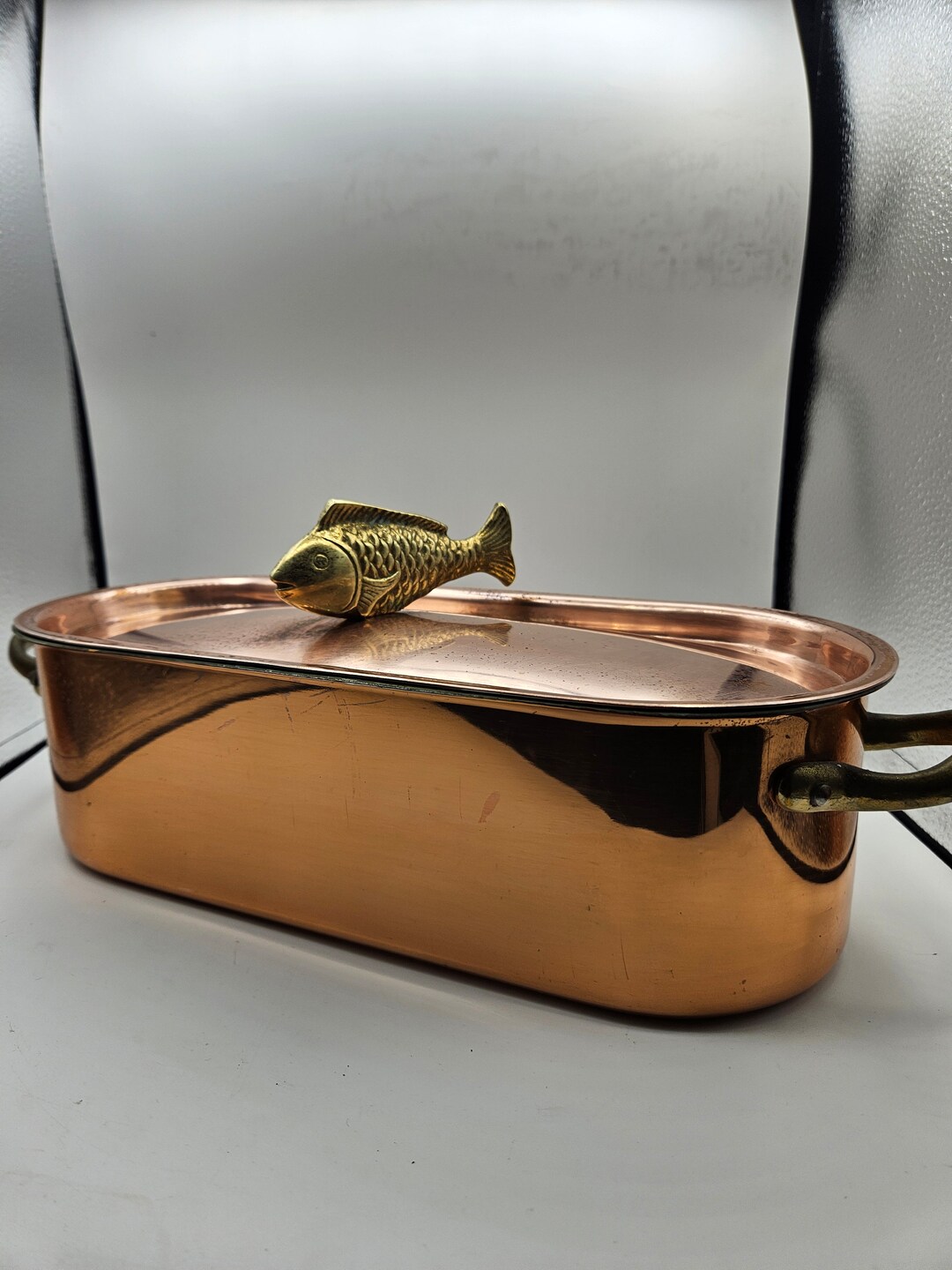 Birks Copper and Brass Fish Poacher - Etsy