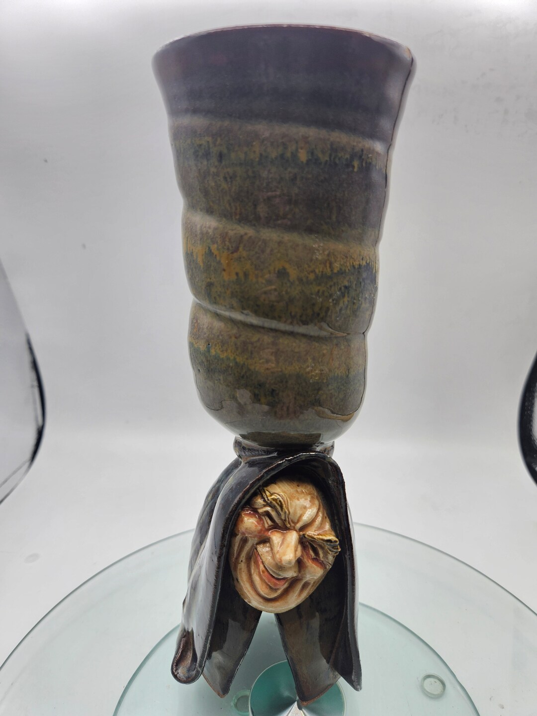 Old Hag Pottery Goblet - Etsy