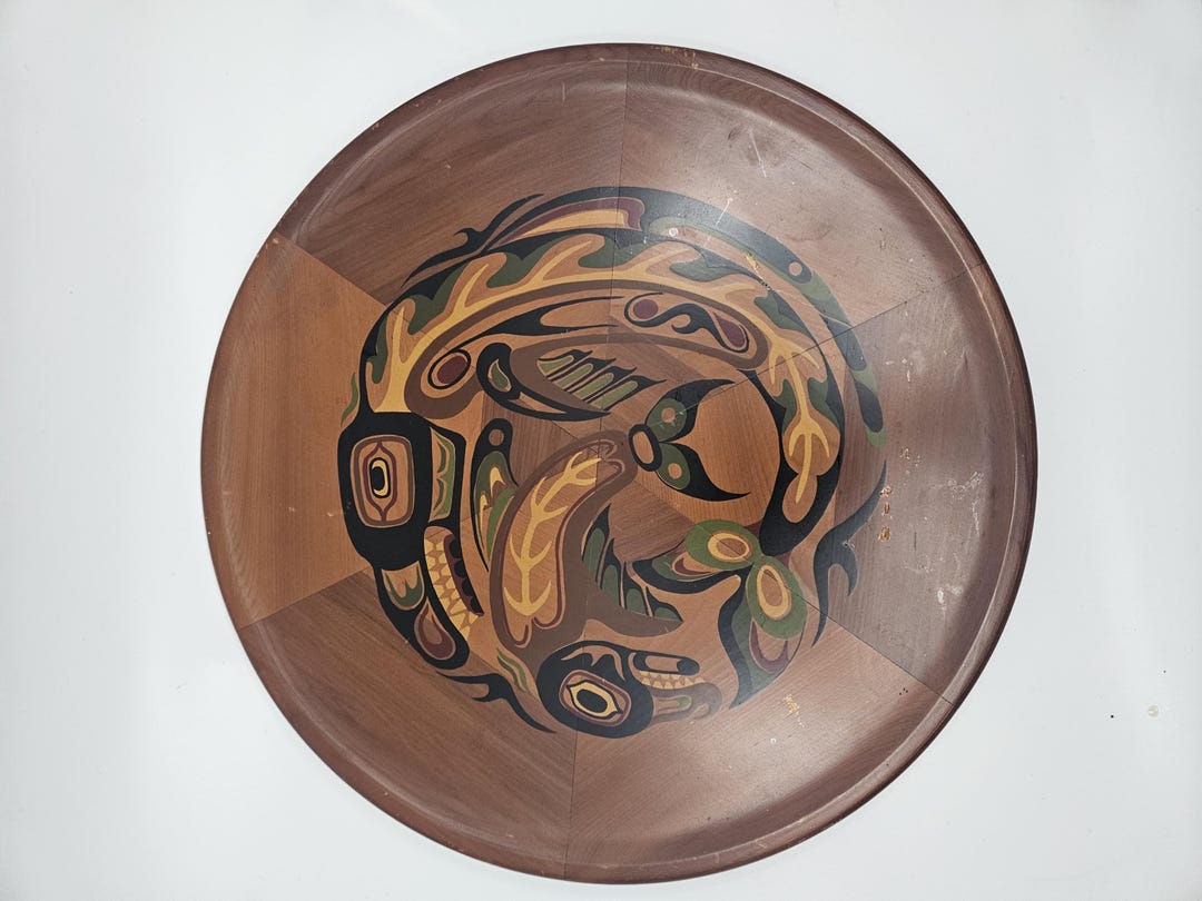 Vintage First Nations the THUNDERBIRD and the WHALE Folklore Hand ...