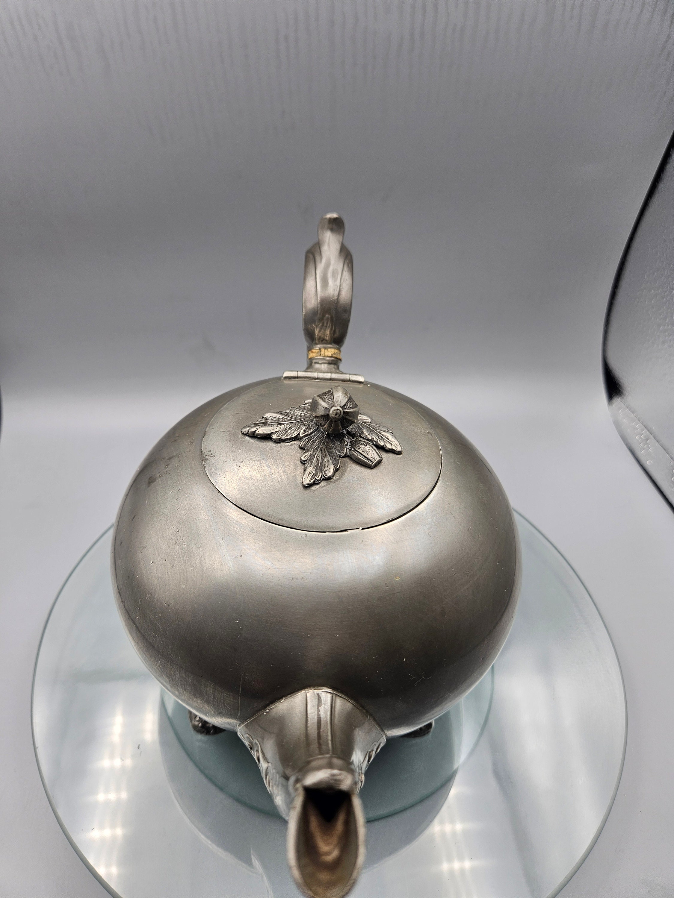 Vintage John Nodder & Sons Sheffield Tea Pewter Teapot - Etsy