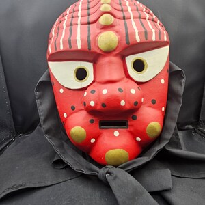 Traditional Handmade Wooden Korean Mask of Chwibari of the Talchum ...