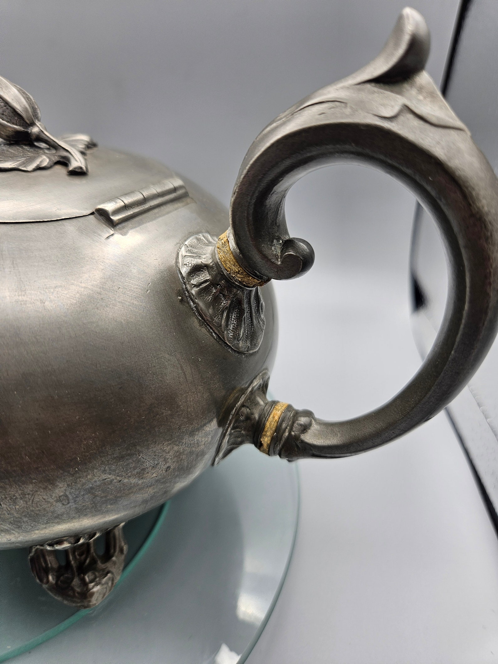 Vintage John Nodder & Sons Sheffield Tea Pewter Teapot - Etsy