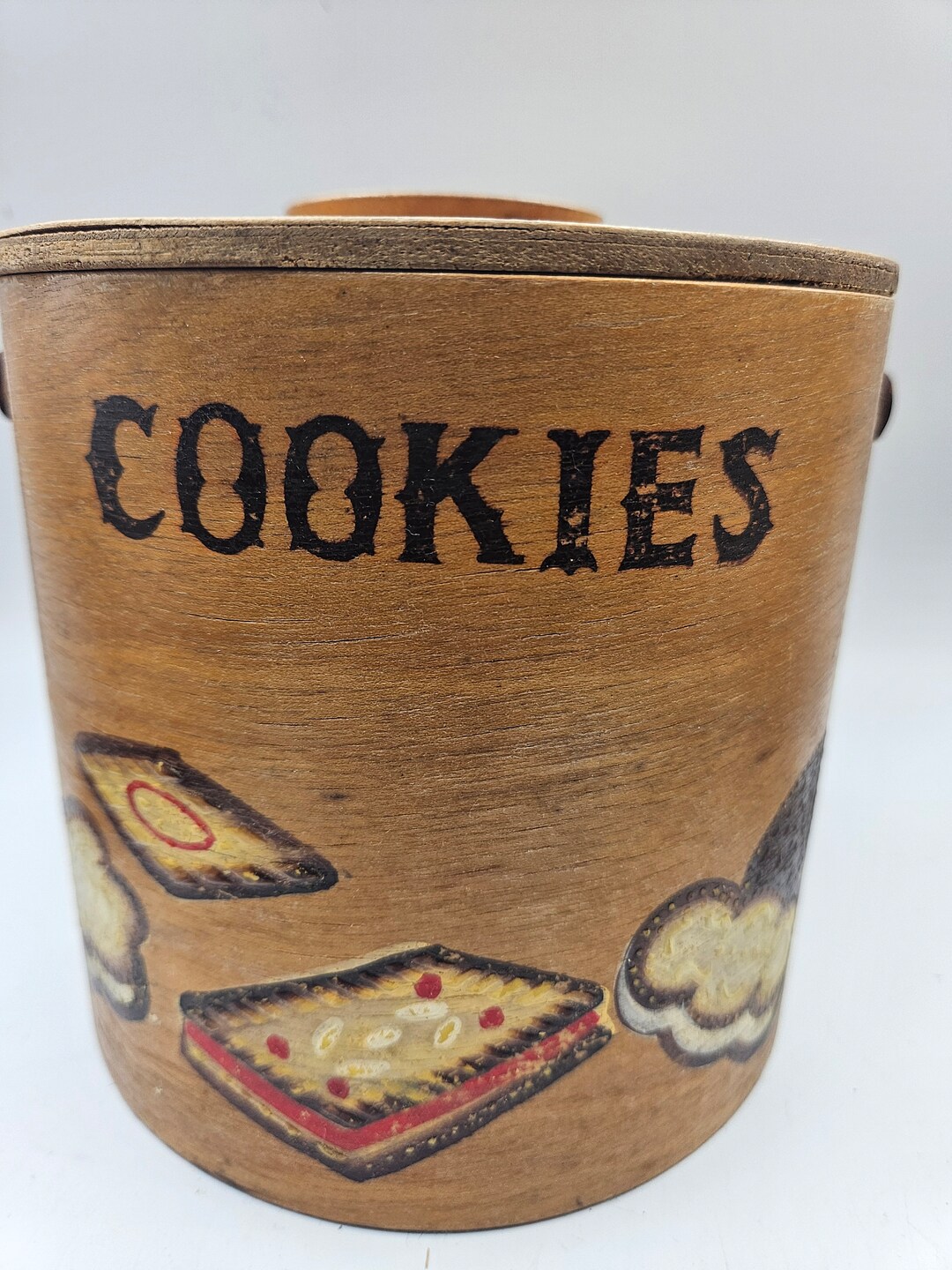 Vintage Biscuit/cookie Barrel - Etsy
