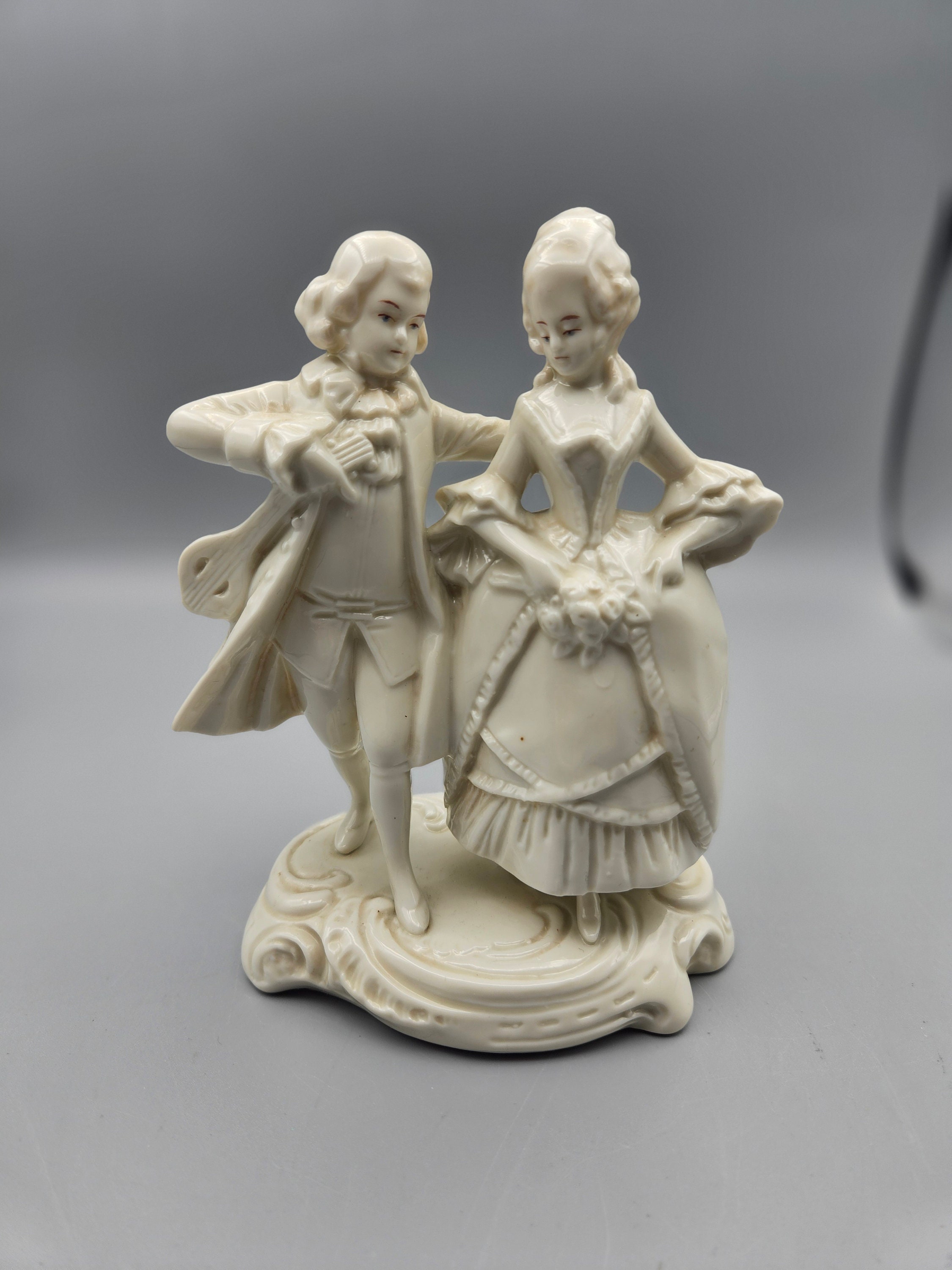Antique German Porcelain Colonial Couple Made in Thuringia 18718 - Etsy