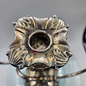 Vintage Solid Metal 3-arm Coronet Silver Plate EP Lead Heavy Tapper ...
