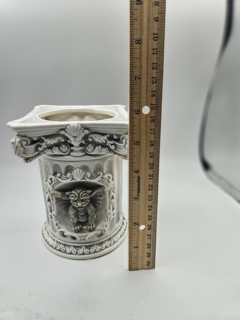 Ceramic Gargoyle Pillar Pot/planter/vase - Etsy