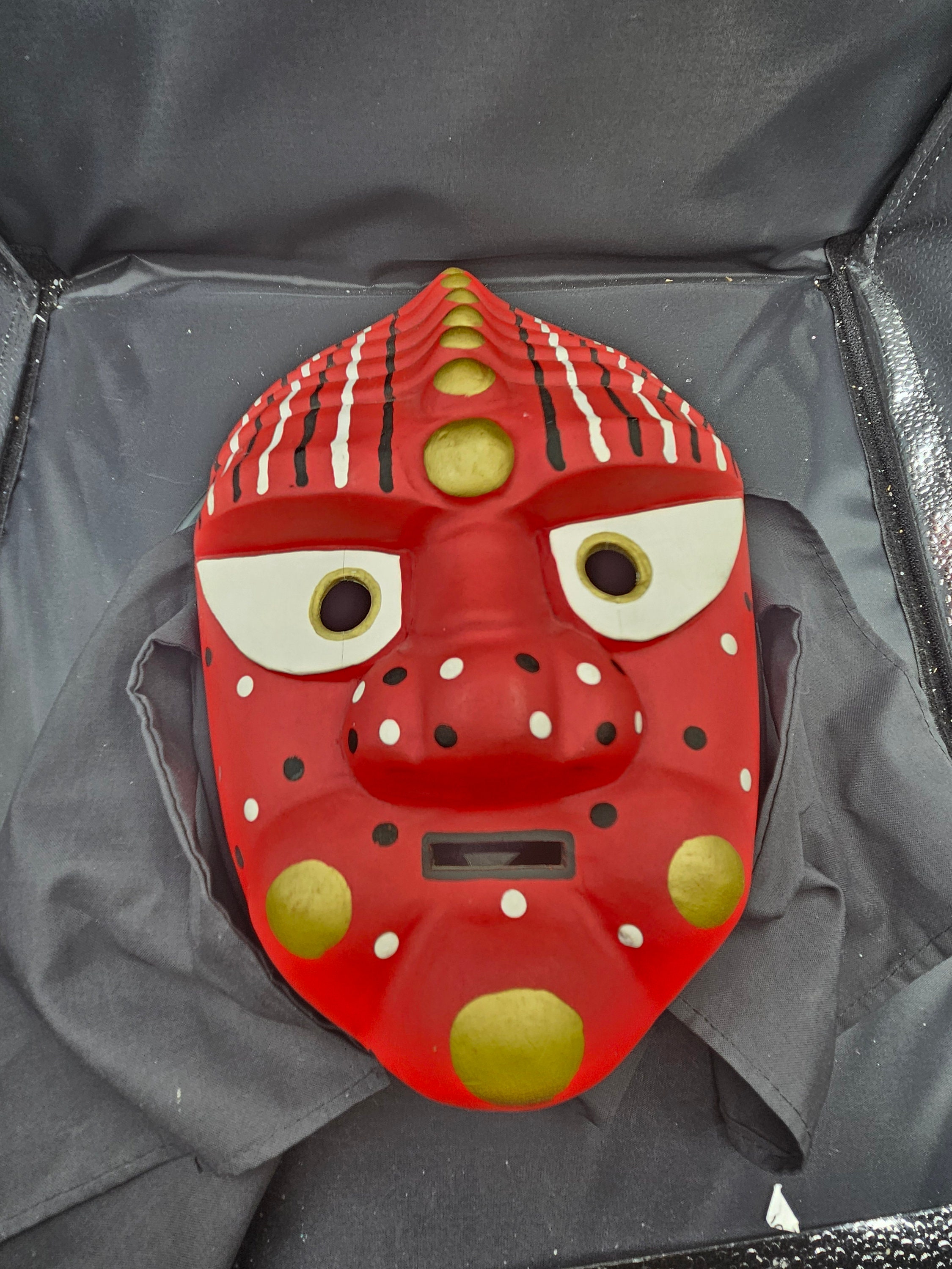 Traditional Handmade Wooden Korean Mask of Chwibari of the Talchum ...