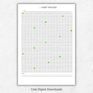 2024 Habit Tracker Printable | Goal Setting and Progress Journal | New ...