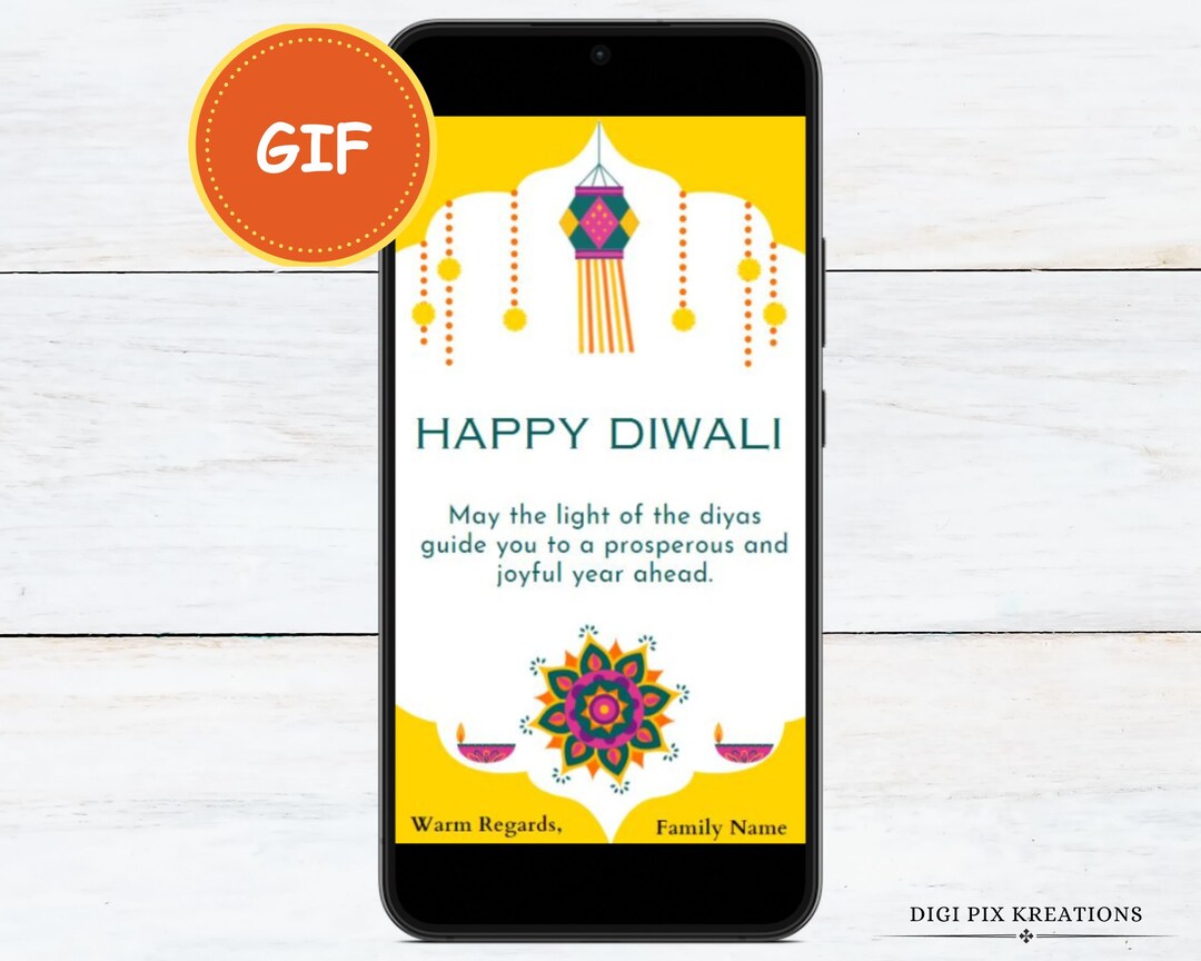 Diwali GIF, Diwali Greetings, Animated Diwali Cards, Customizable ...