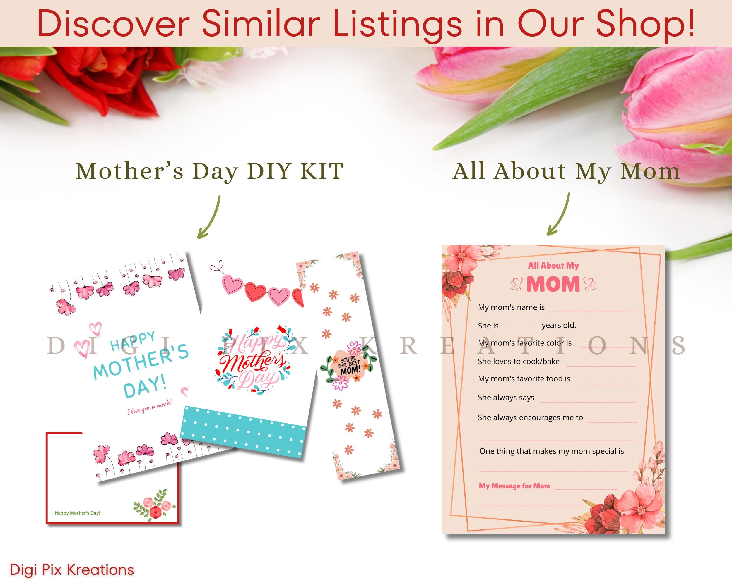 All About Mom Printable, All About My Mom, Mothers Day Activity ...