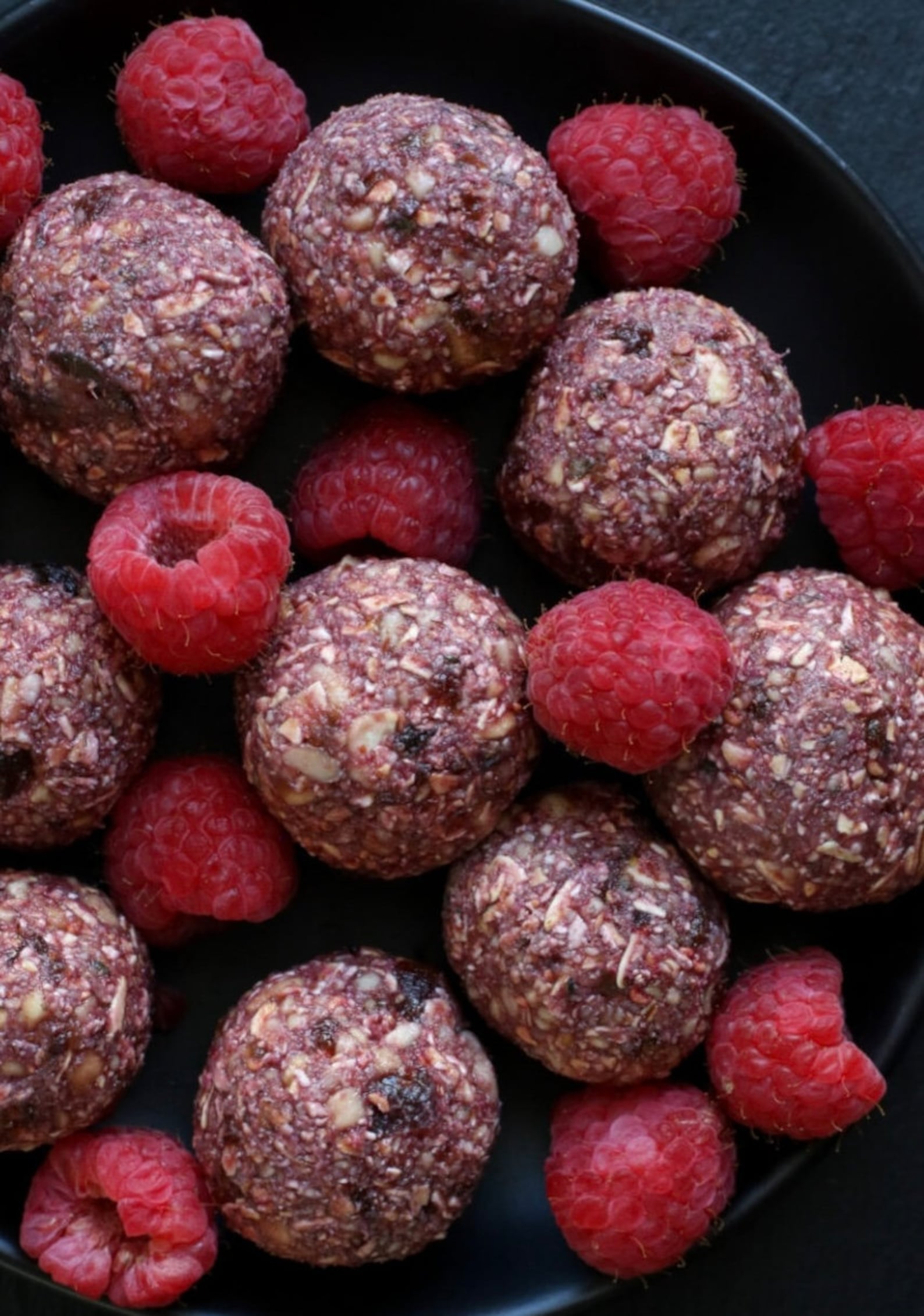 Chocolate Raspberry Protein Balls-energy Bites - Etsy