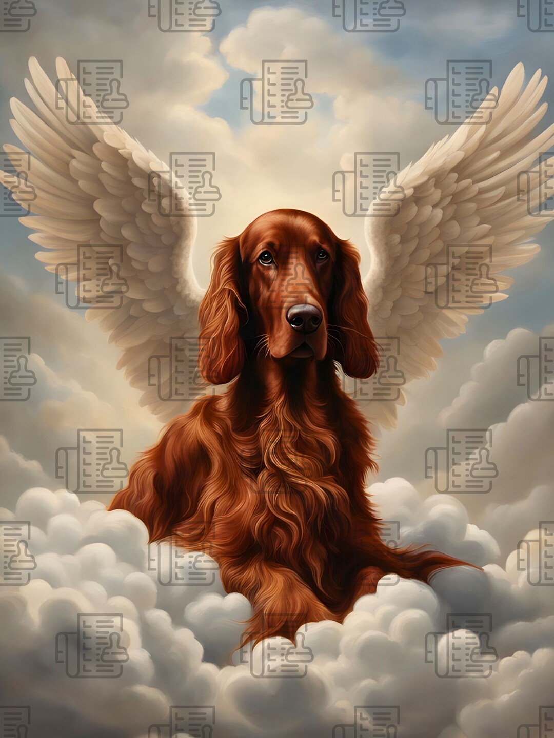 Irish Love Irish Setter Memorial Posters - Etsy