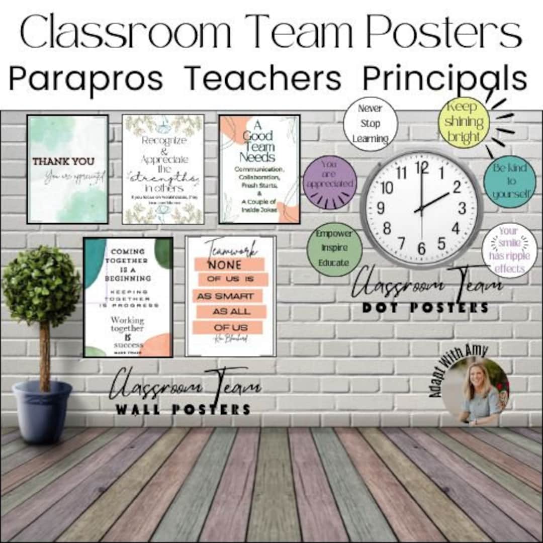 Special Ed Classroom Posters for Adults Working in Special Education ...