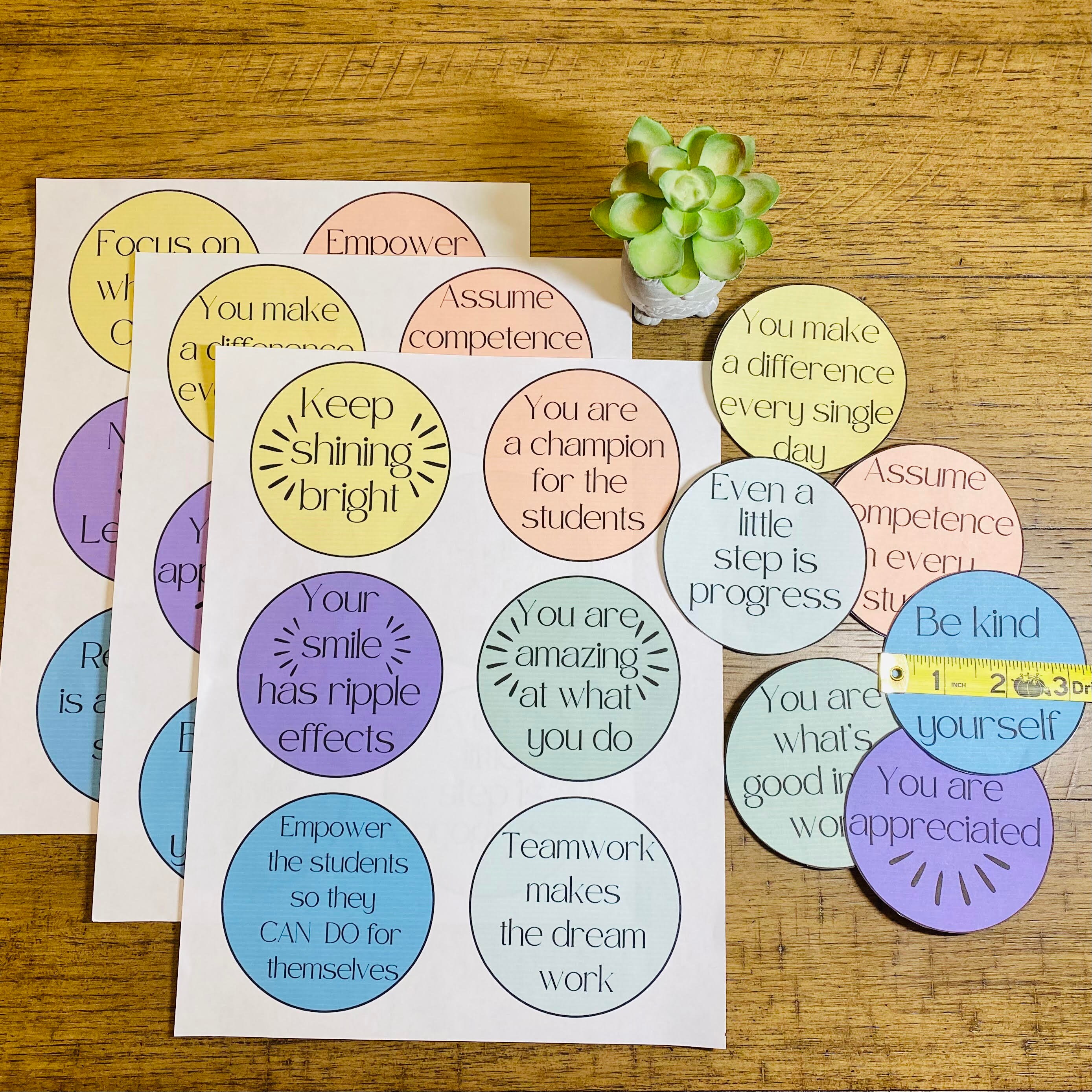 Staff Appreciation Posters: Special Education Classroom Decor - Etsy