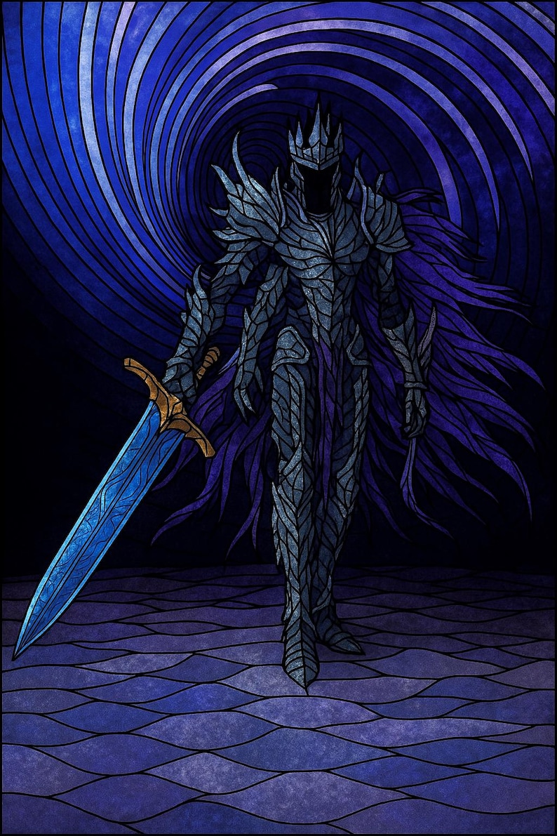 Heolstor, Final Boss of Nightreign – Elden Ring Stained Glass Dark ...