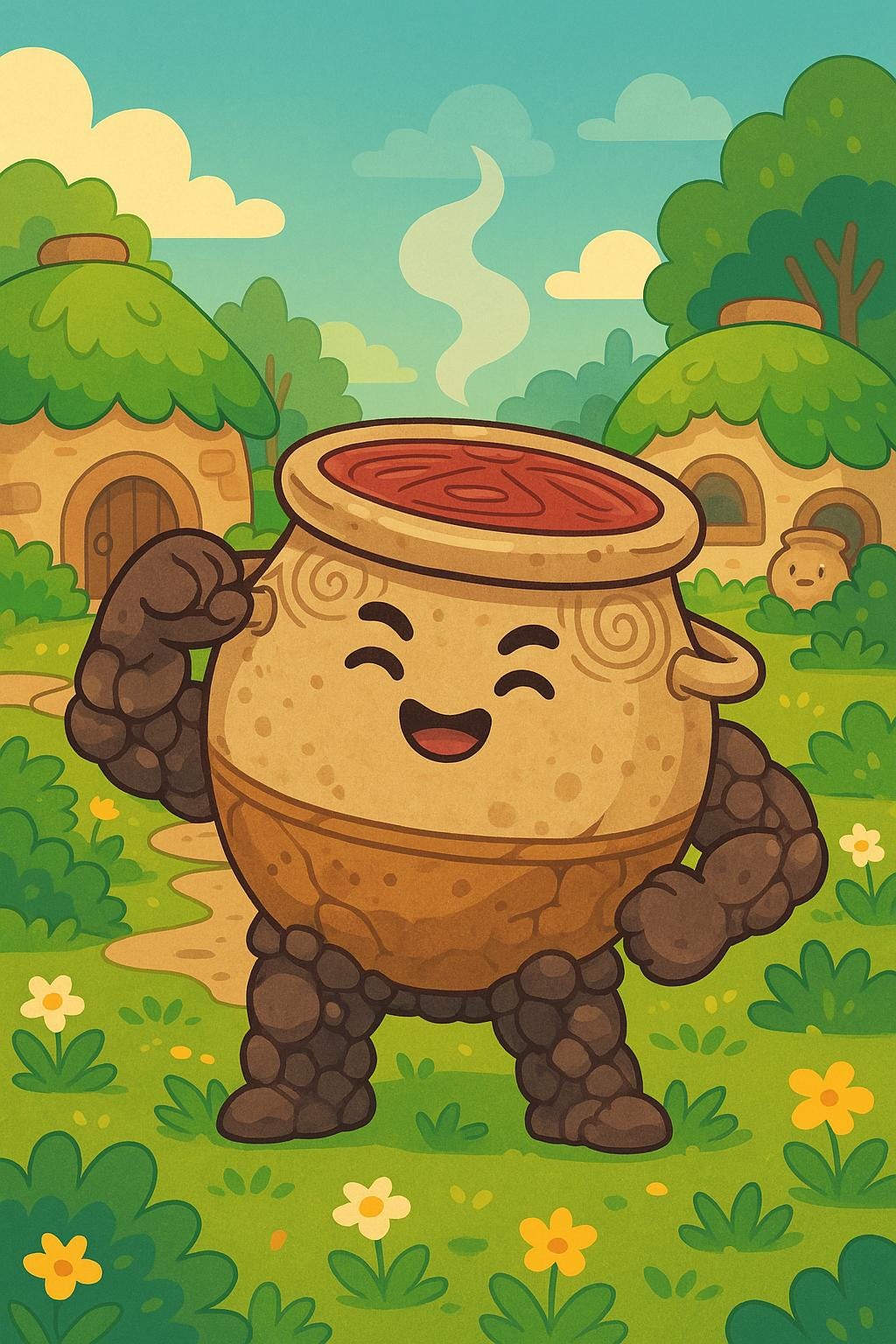 Alexander – Chibi Warrior Jar Print | Elden Ring Fan Art, Cute Pot Boy ...