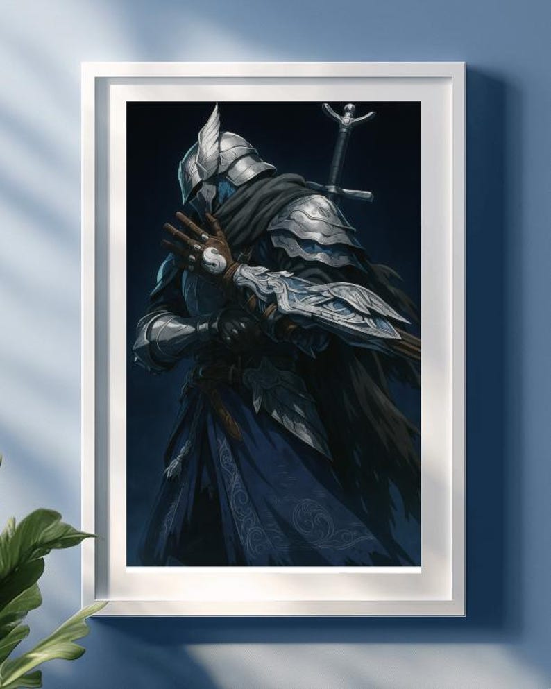 Wylder | Warrior of the Blue Flame | Elden Ring: Nightreign Anime Art ...