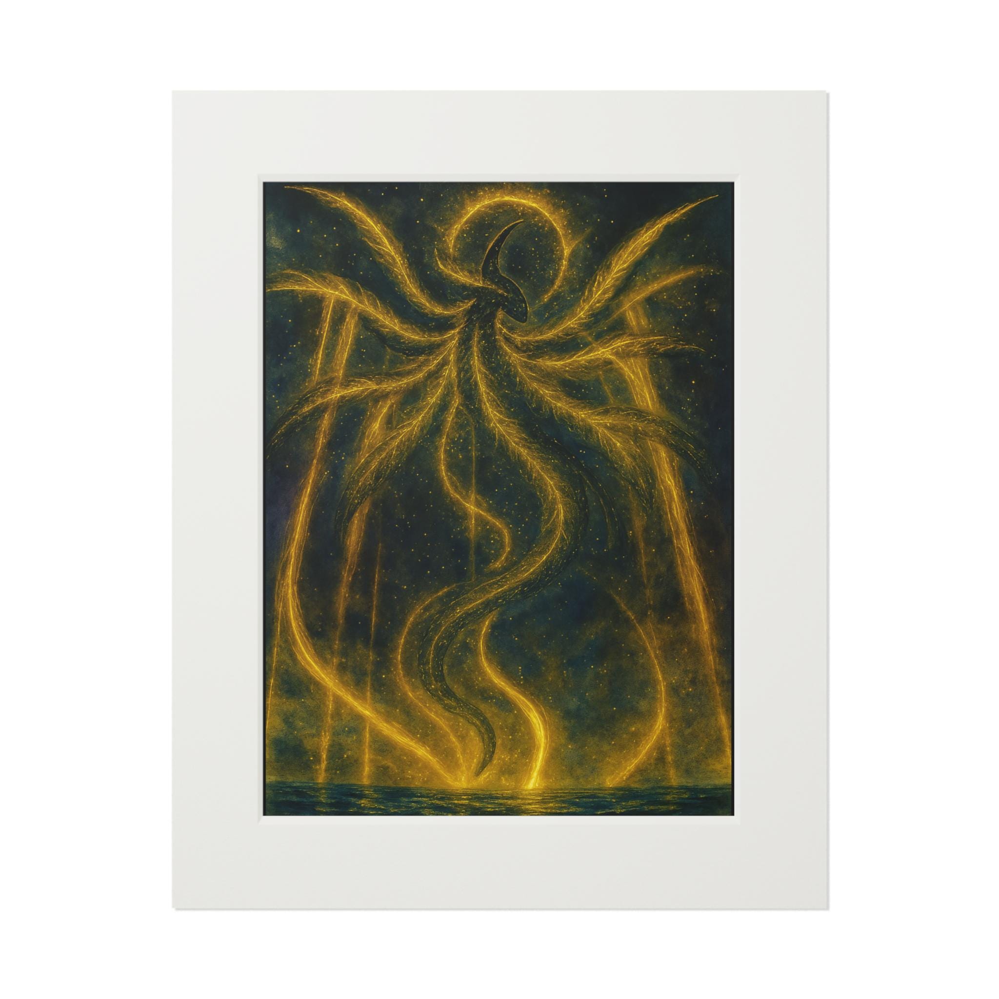 Elden Beast Art Print - Elden Ring Inspired Poster - Cosmic Fantasy ...