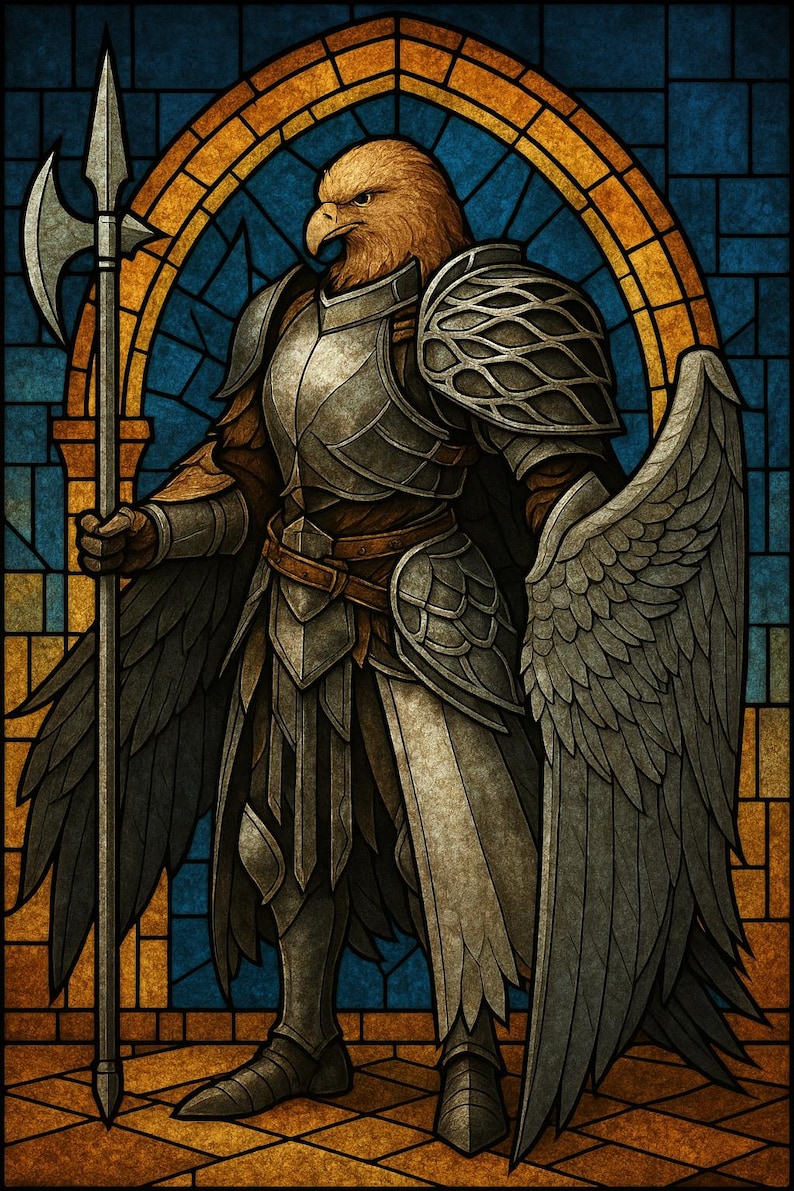 Guardian – Elden Ring Nightreign Stained Glass Playable Character Art ...