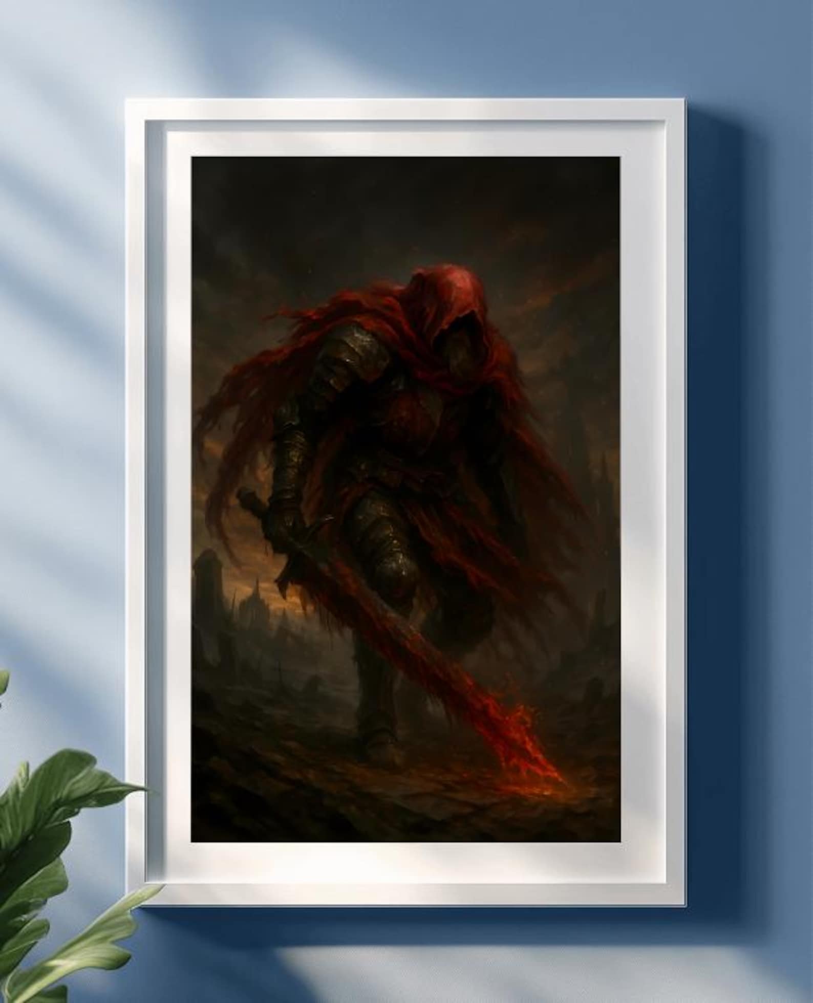 Slave Knight Gael – Dark Souls 3 Fan Art Print | End of the World ...