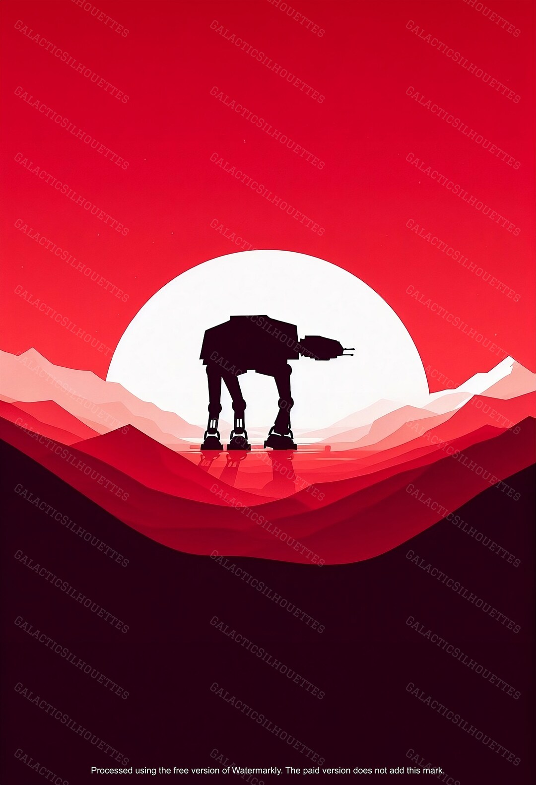 Star Wars AT-AT Design Digital Download - Etsy