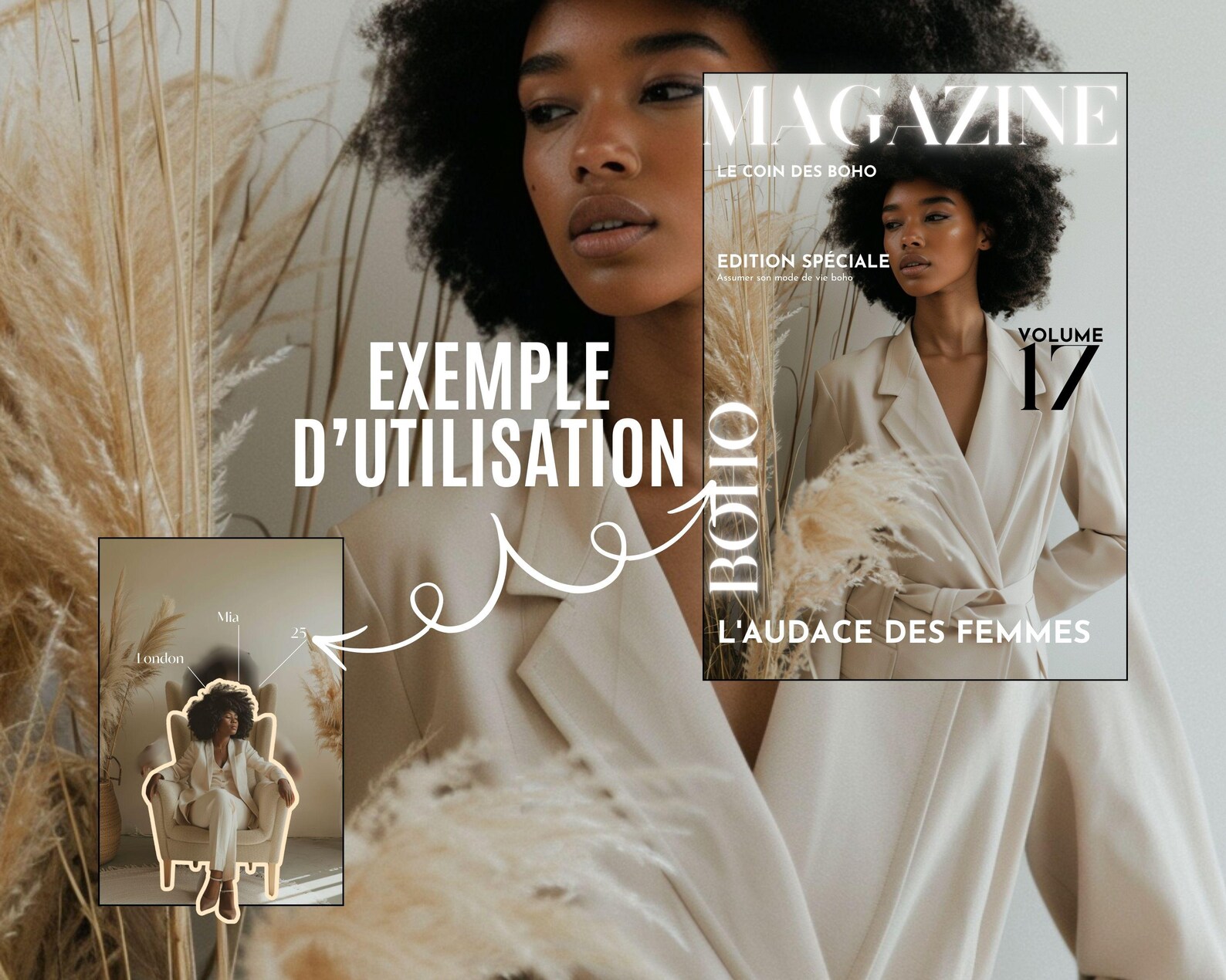 Faceless Melanin Aesthetic Photos, Natural Beige Boho Chic Stock Photos ...