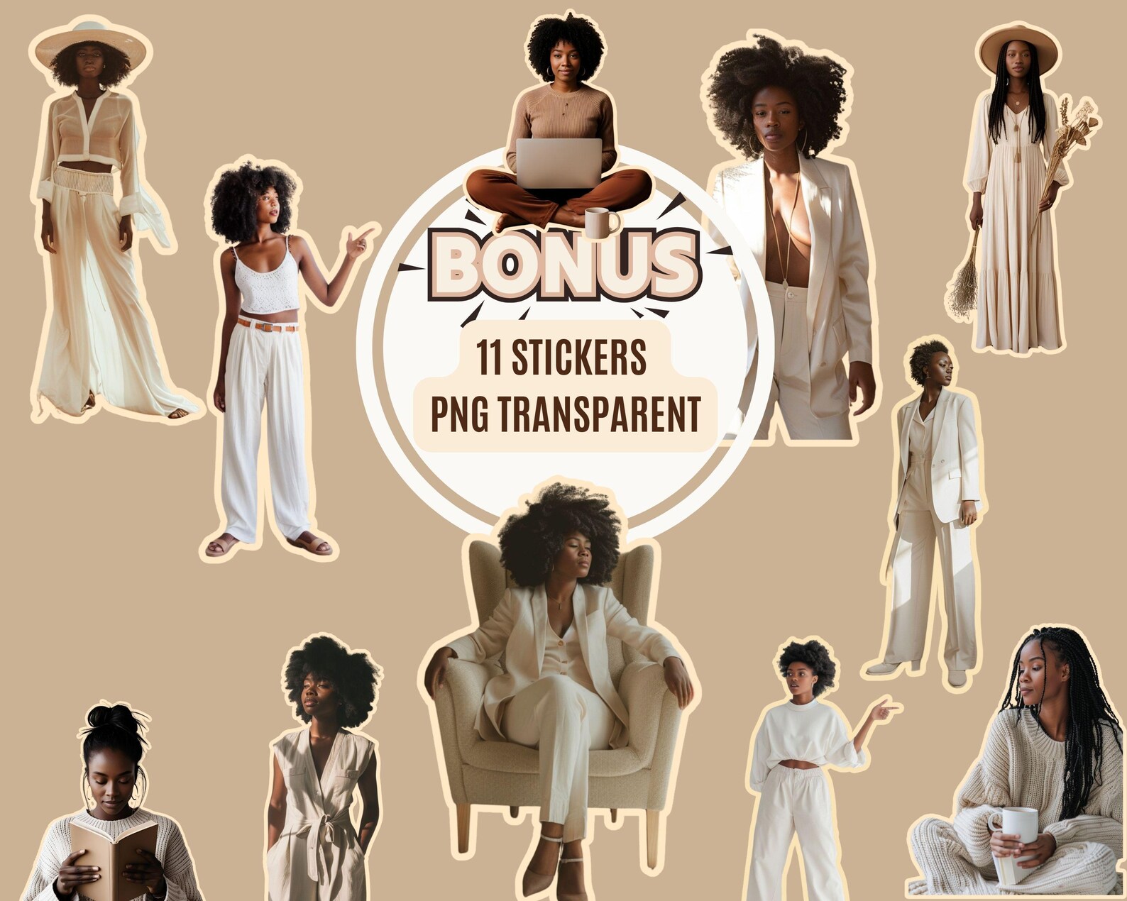 Faceless Melanin Aesthetic Photos, Natural Beige Boho Chic Stock Photos ...