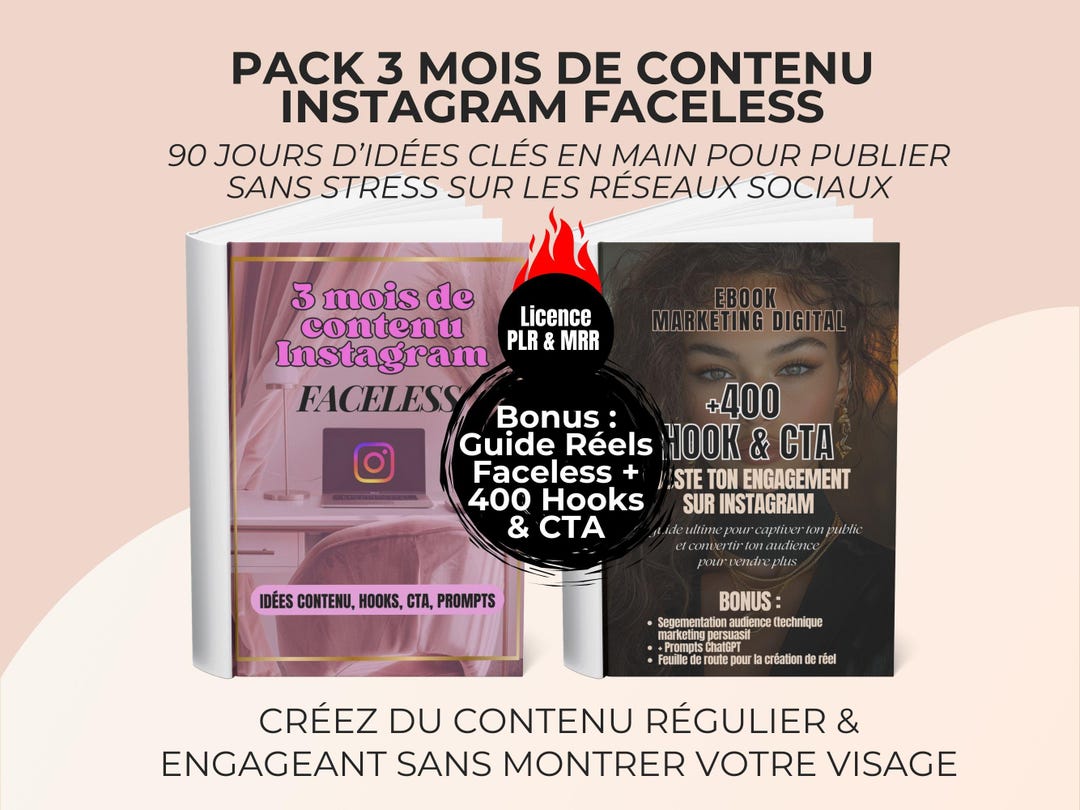 3 Months of Faceless Instagram Content Marketing, 90-day Social Media ...