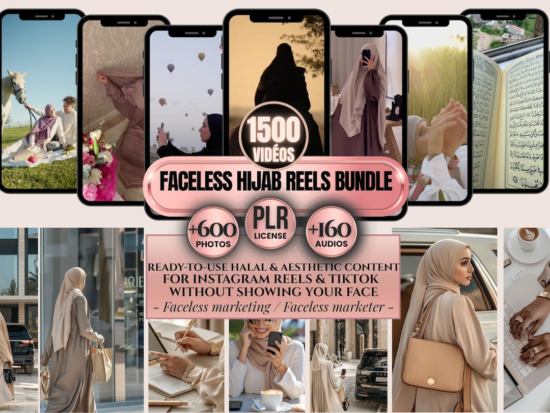 1500+ Faceless Hijab & Islam Videos | Muslim Video Bank Aesthetic Halal ...