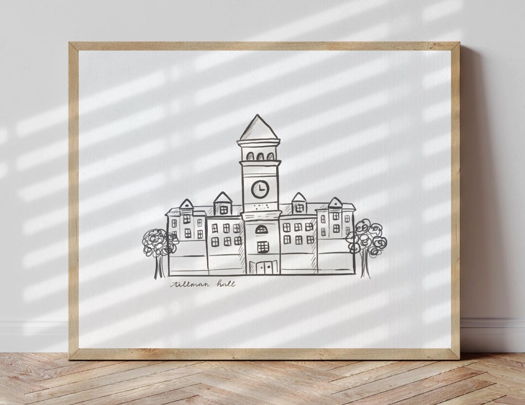 Tillman Hall | Digital Art Print - Etsy